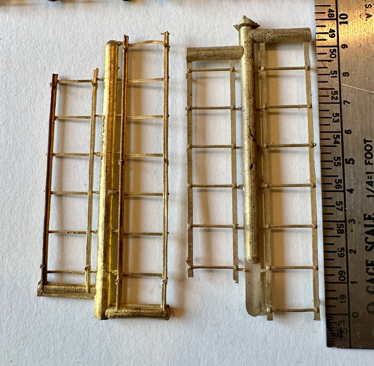#227 Ultra Scale Brass 7 rung/ 6 rung Ladders – Hangmancreekdiorama